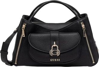 Guess Femme, Sacs, Noir, Taille: ONE Size Jessa Girlfriend Satchel
