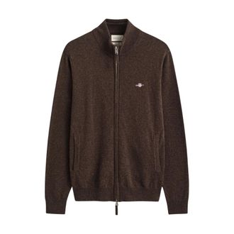 GANT Cardigan - Homme - Pulls - Brun - Taille: XL