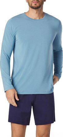 Novila Herren Longsleeve schwarz Modal unifarben