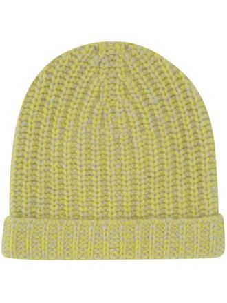 The Elder Statesman bonnet en cachemire - Jaune