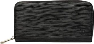 Louis Vuitton Portefeuille Long zipp&eacute; Pre-owned - Femme - Pre-owned - Noir - Taille: ONE Size