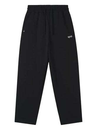 Izzue pantalon de jogging à logo brodé - Noir
