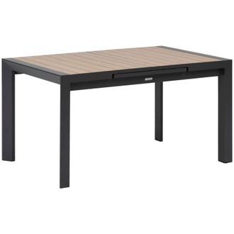 Hesperide Hesperide - Table de jardin extensible &Eacute;vasion effet bois honey & graphite 8 places lates en aluminium - Hesp&eacute;ride
