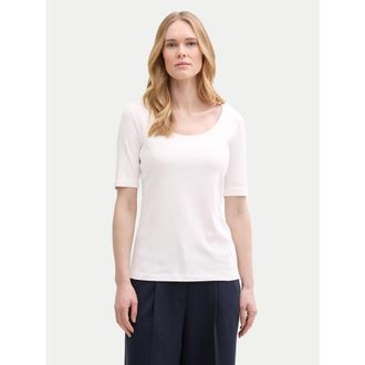 Tom Tailor T-Shirt 1045541 Wei&szlig; Regular Fit
