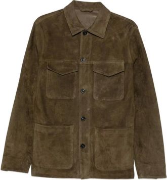 Boglioli Homme, Vestes, Brun, Taille: M Leather Jacket