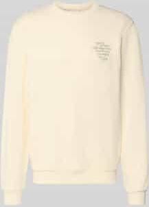 Les Deux Sweatshirt mit r&uuml;ckseitigem Motiv-Print Modell Ben Faience