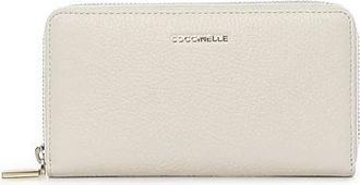 Coccinelle Femme, Accessoires, Blanc, Taille: ONE Size Metallic Soft Wallet