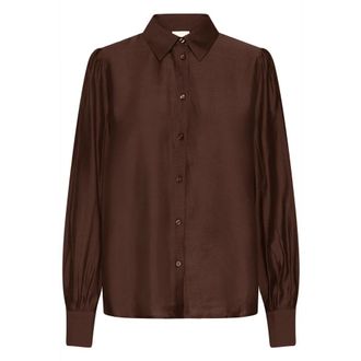 Ichi Ihkaysa SH2 - - Blouses & Shirts - Damen - Braun - 2XL