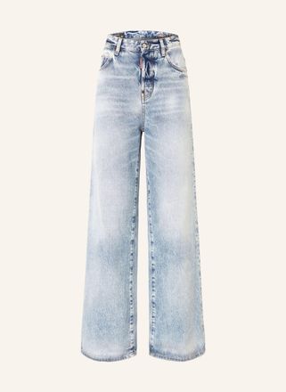 Dsquared2 Wide Leg Jeans blau