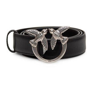 Pinko 3-cm G&uuml;rtel mit Love Birds Schnalle - - Accessories - Damen - Schwarzk - L