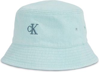 Calvin Klein Hut Calvin Klein Embro Monogram Denim Bucket Hat LV04K5021G Himmelblau