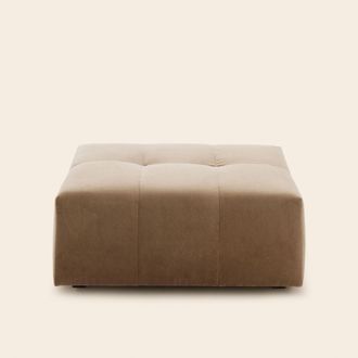 Madura Pouf Modulable Uberto Opal beige chaud - BEIGE