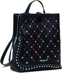 Desigual sac à dos de loisirs Yankee Metal Patch Sumy Mini Backpack Black noir