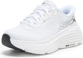 Skechers Max Cushioning Endeavour Hallandale Hands Free Slip-ins Chaussures pour femme, blanc/noir, 35 EU