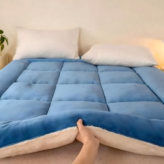 Generic Boden-Futon-Matratze, hautfreundlicher weicher Stoff, aufrollbare weiche Tatami-Schlafmatte, faltbares Design, sehr gut geeignet f&uuml;r Verschiedene Matr