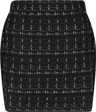 Liu Jo Femme, Jupes, Noir, Taille: 36 FR Mini Jupe Tricotée Courte