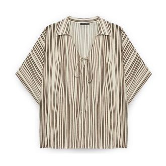 Fiorella Rubino Damen, Blusen & Hemden, Braun, MGr&ouml;&szlig;e