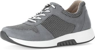 Gabor Damen Low Top Sneaker, Frauen Halbschuhe,lose Einlage,weiblich,Ladies,Womens,Woman,schnürschuhe,schnürer,Halbschuhe,Grey/River,36 EU / 3.5 UK