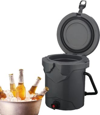 Generic Tragbare K&uuml;hlbox - isolierter Getr&auml;nkebeh&auml;lter mit Wasserhahn | f&uuml;r Camping, Picknick, Sportveranstaltungen, Angeln, Fahrer, Reisen, Partys, Konzerte