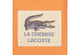 Lacoste T-Shirt Lacoste Kinder T-Shirt - Applique-Print Orange