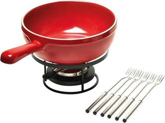 Emile Henry Fondue set Ø240mm Interhal 9922-34 Grand Cru