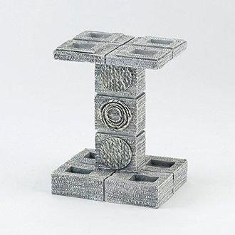 Avanti Linens Hard Galaxy Collection, Silber, Toothbrush Holder