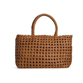 PLINIO VISONA Regina Nappa Shopping Bag - - Bags - Damen - Braun - ONE SIZE