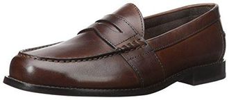 Nunn Bush Mens Noah Penny Loafer, Brown, 11.5 M US
