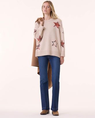 Kujten Pull cachemire imprimé femme - Pull Diane Kilak