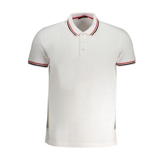 Cavalli Bianco Baumwoll Herren-Polohemd