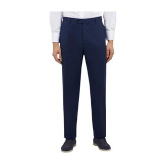 Brooks Brothers Homme, Pantalons, Bleu, Taille: W32 Pantalon Marine Stretch en Laine Vierge