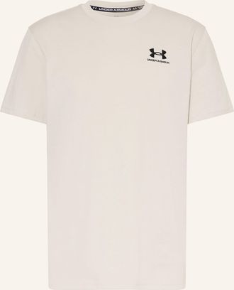 Under Armour T-Shirt Ua Heavyweight weiss