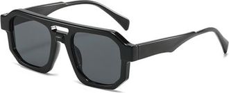 Generic Lunettes De Soleil &Agrave; Monture Large For Hommes Et Femmes, Id&eacute;ales For Les Vacances Le Sport En Plein Air(Black)