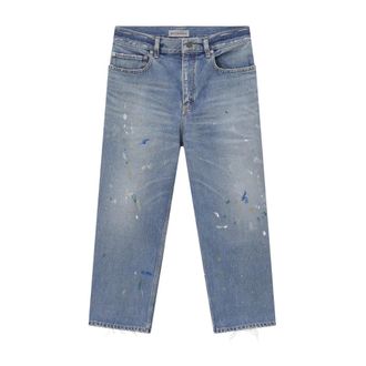 Balenciaga Gerades Jeans - - Jeans - Damen - Blau - W26