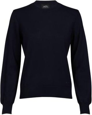 A.P.C. Pull Philo droit col rond en laine vierge