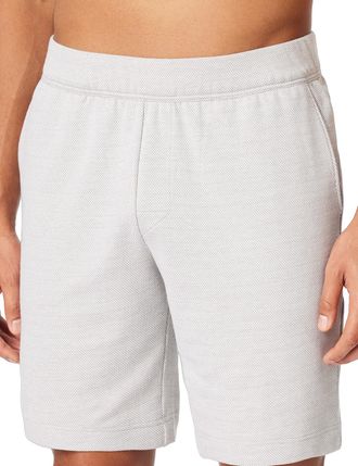 Schiesser Herren Schlafhose Pyjamahose kurz Bermuda Feinripp Jacquard - Mix + Relax