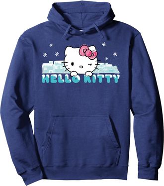 Hello Kitty Charmmy Winter Wonderland Logo Friends Classic Pullover Hoodie
