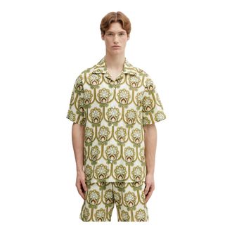 Dr&ocirc;le de Monsieur Short Sleeve Shirts - - Shirts - Herren - Gr&uuml;n - XL