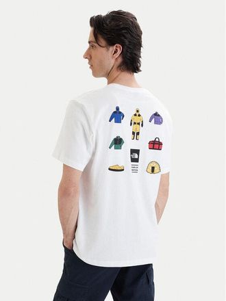 The North Face T-Shirt Icon Celebration NF0A8GAS Wei&szlig; Regular Fit