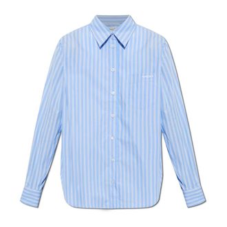 Hunza G Essential Shirt - - Blouses & Shirts - Damen - Blau - M/L