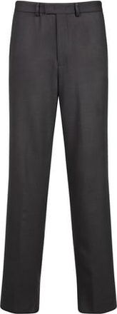 Emporio Armani Pantalon droit en laine vierge et cachemire