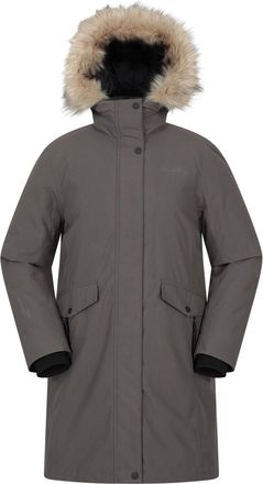 Mountain Warehouse Marlow Extreme Parka f&uuml;r Damen, Wasserfest, Daunen (Grau)