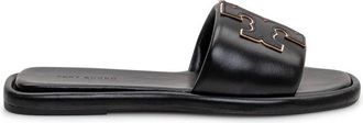 Tory Burch Femme, Chaussures, Noir, Taille: 37 1/2 EU Double T Sport Slide