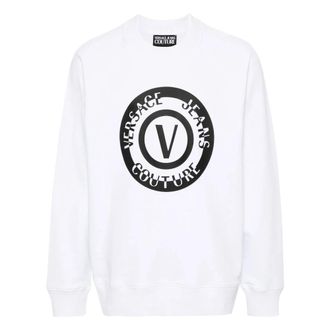Versace Jeans Couture Felpa - - Sweatshirts & Hoodies - Herren - Wei&szlig; - XL
