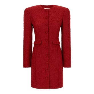 Magda Butrym 35 Mini Blazer Kleid - - Dresses - Damen - Rot - S