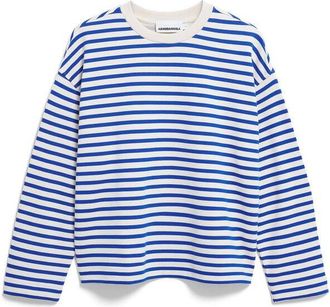 Armedangels Damen Sweatshirt FRANKAA STRIPE