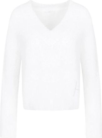 H&eacute;st Pernille Pullover - - Knitwear - Damen - Wei&szlig; - M
