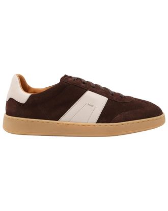 Magnanni Low Top-Sneaker aus Wildleder mit Kontrast-Details in