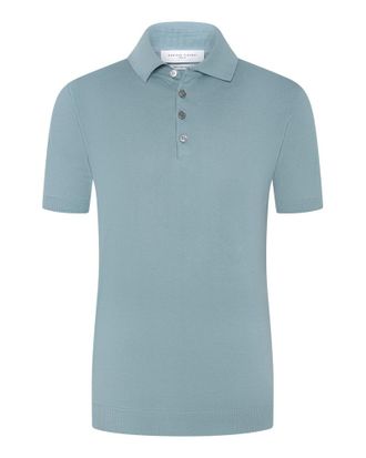 Daniele Fiesoli Softes Strick-Poloshirt aus Gizah-Baumwolle in
