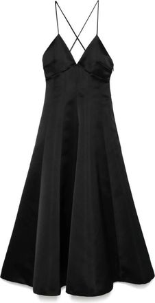 Philosophy di Lorenzo Serafini Femme, Robes, Noir, Taille: 36 FR Maxi Robes